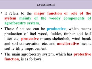 Lecture 3-Agroforestry System and classification.pptx