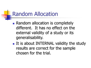 random and quasi allocation presentation .ppt