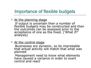 budgets and budgetary control | PPT