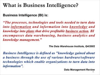 Lecture3 business intelligence | PDF