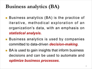 Lecture3 business intelligence | PDF