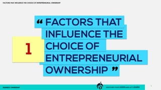 DPB2012 Lecture 3 - Business Ownership | PDF