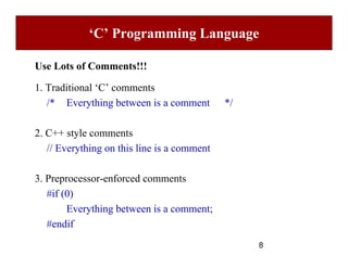 Lenguaje de Programación en C Presentacion | PDF