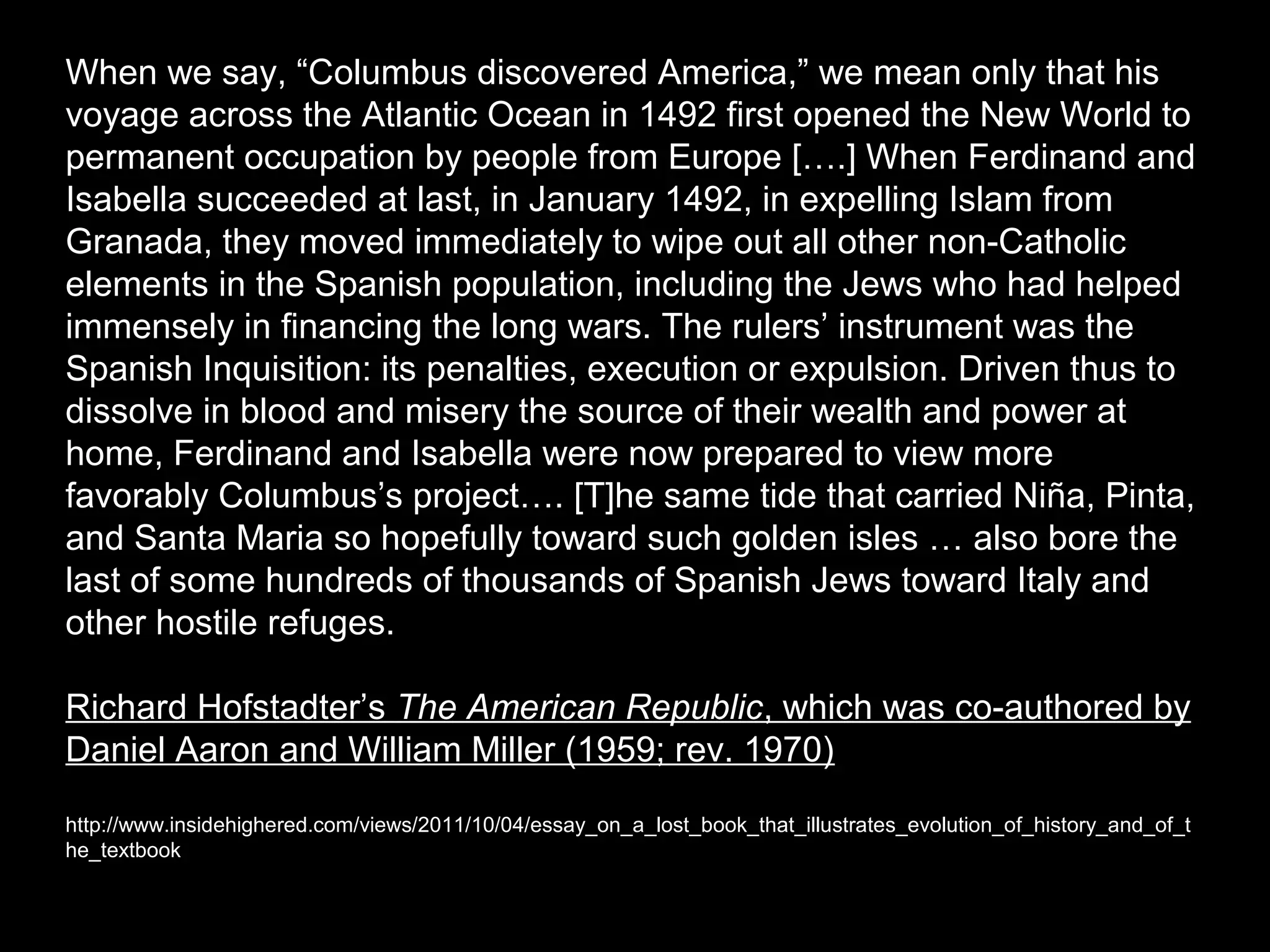 H114 Meeting 3: Why Do We Celebrate Columbus Day | PPT