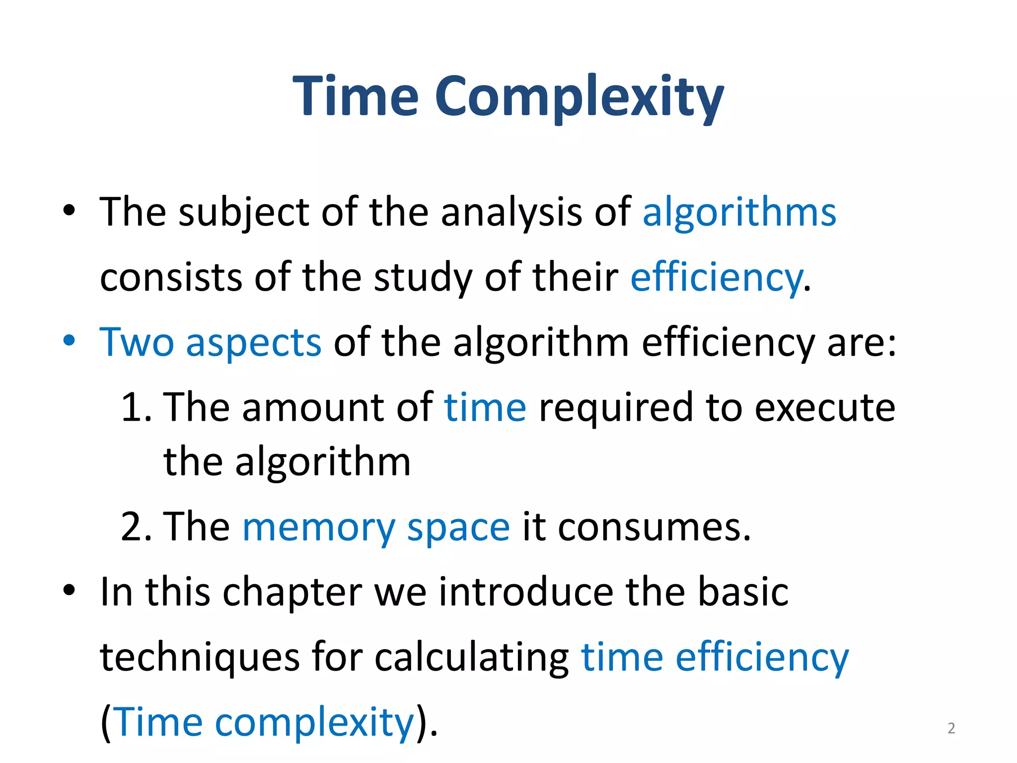 Lecture 3 Complexity Ppt