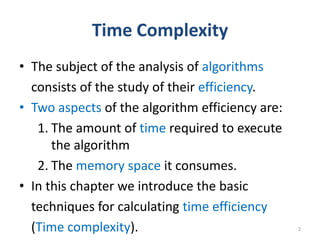 Lecture 3 complexity | PPT