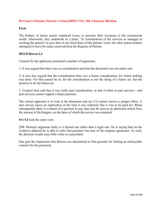 Lecture 3 consideration - cases | DOCX