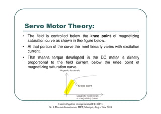 Lecture 3 Construction, Classification & Theory of Servomotors | PDF