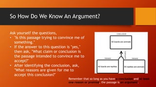Critical Thinking Skills - Arguments | PPTX