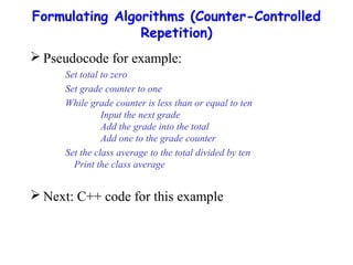 Lecture#3 Algorithms and computing | PPT