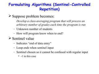 Lecture#3 Algorithms and computing | PPT