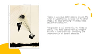 Fundamentals of Design - basic design ways of seeing | PPT