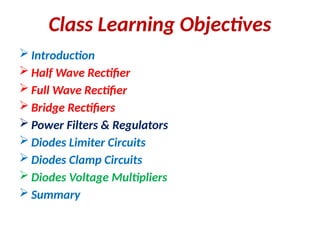 Lecture 3 - Diodes & Applications - 1.pptx