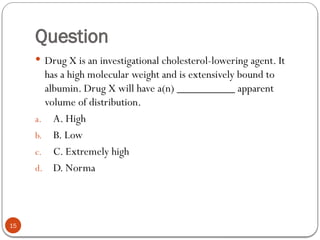 Pharmacokinetic Lecture - Distribution.pptx