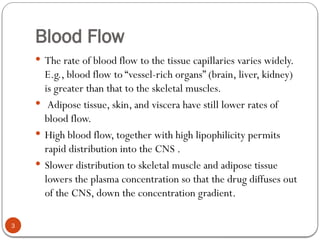 Pharmacokinetic Lecture - Distribution.pptx