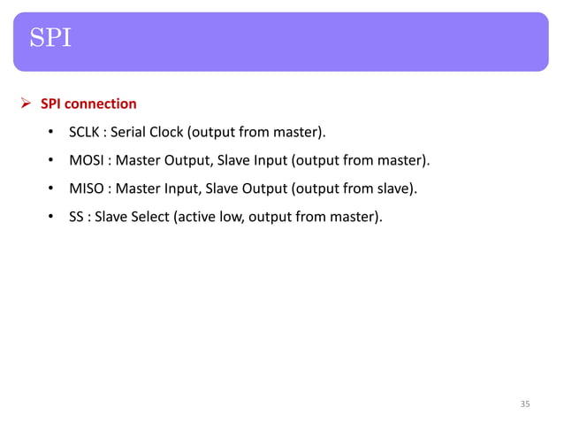 Raspberry Pi Lecture 3 Embedded Communication Protocols Ppt
