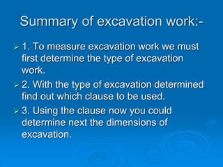 Excavation 2014a-Lecture3 | PPT