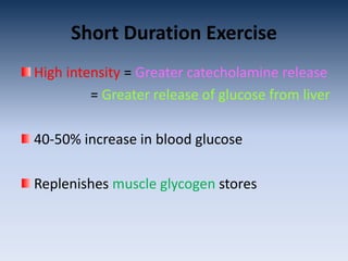 Lecture 3 exercise endocrinology | PPTX