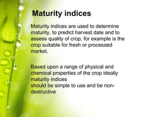Lecture 3: Fruits and Vegetables Harvesting | PPT