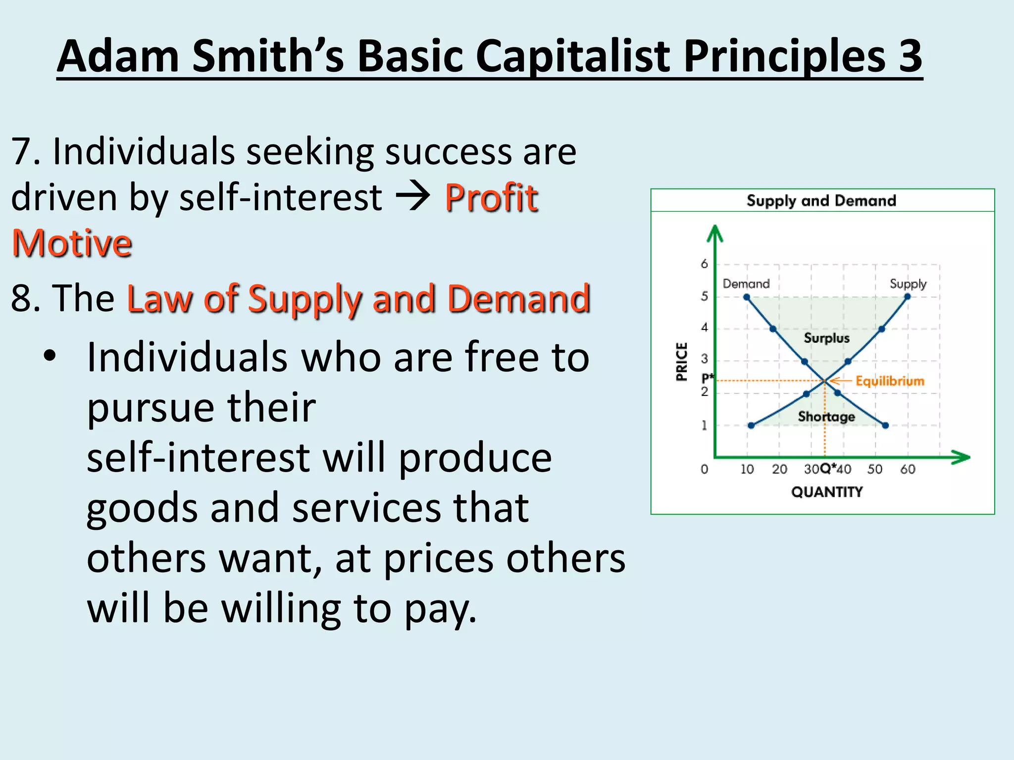 Lecture 4 Evolution of Global Economies Capitalism, Adam Smith ...