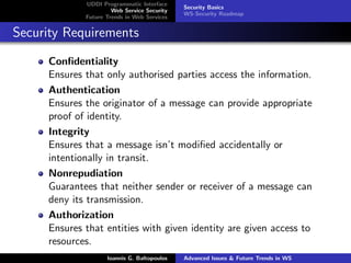 Advanced Issues and Future Trends | PPT