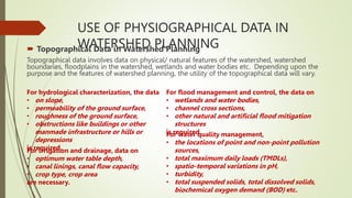 LECTURE 3-HYDROLOGICAL DATA FOR WATERSHED PLANNING.pptx