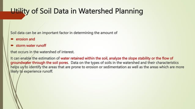 LECTURE 3-HYDROLOGICAL DATA FOR WATERSHED PLANNING.pptx | Weather | Science