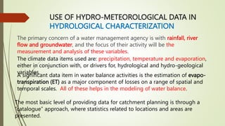 LECTURE 3-HYDROLOGICAL DATA FOR WATERSHED PLANNING.pptx