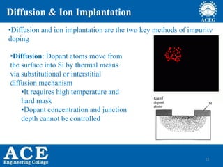 Lecture3 IC fabrication process | PPTX