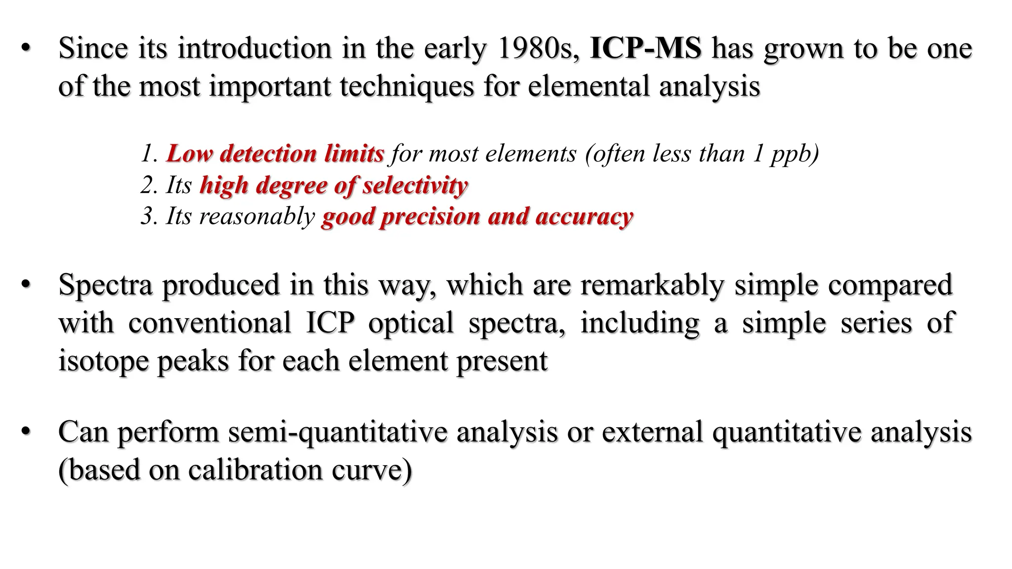 Lecture 3 - ICP MS- chemistry B2 course. | PDF