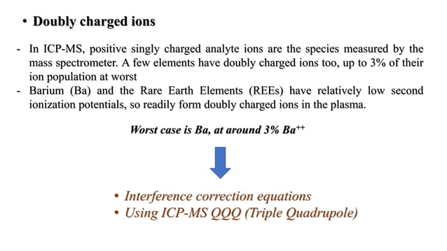 Lecture 3 - ICP MS- chemistry B2 course. | PDF