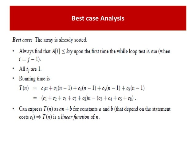 Lecture 3 Insertion Sort And Complexity Analysis Pdf Computing