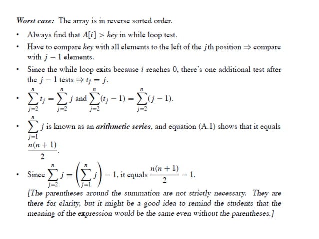 Lecture 3 insertion sort and complexity analysis | PDF | Computing ...