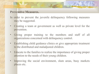 Juvenile Delinquency Prevention