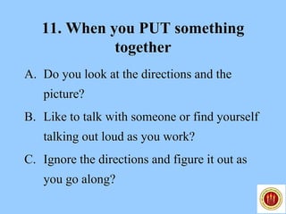 Lecture 3 - Learning Styles.ppt