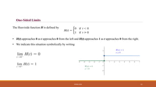 limit of a function in calculus and Analytical geometry | PPT