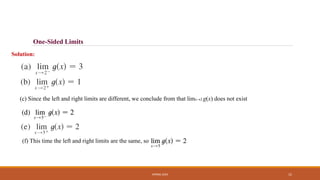 limit of a function in calculus and Analytical geometry | PPT