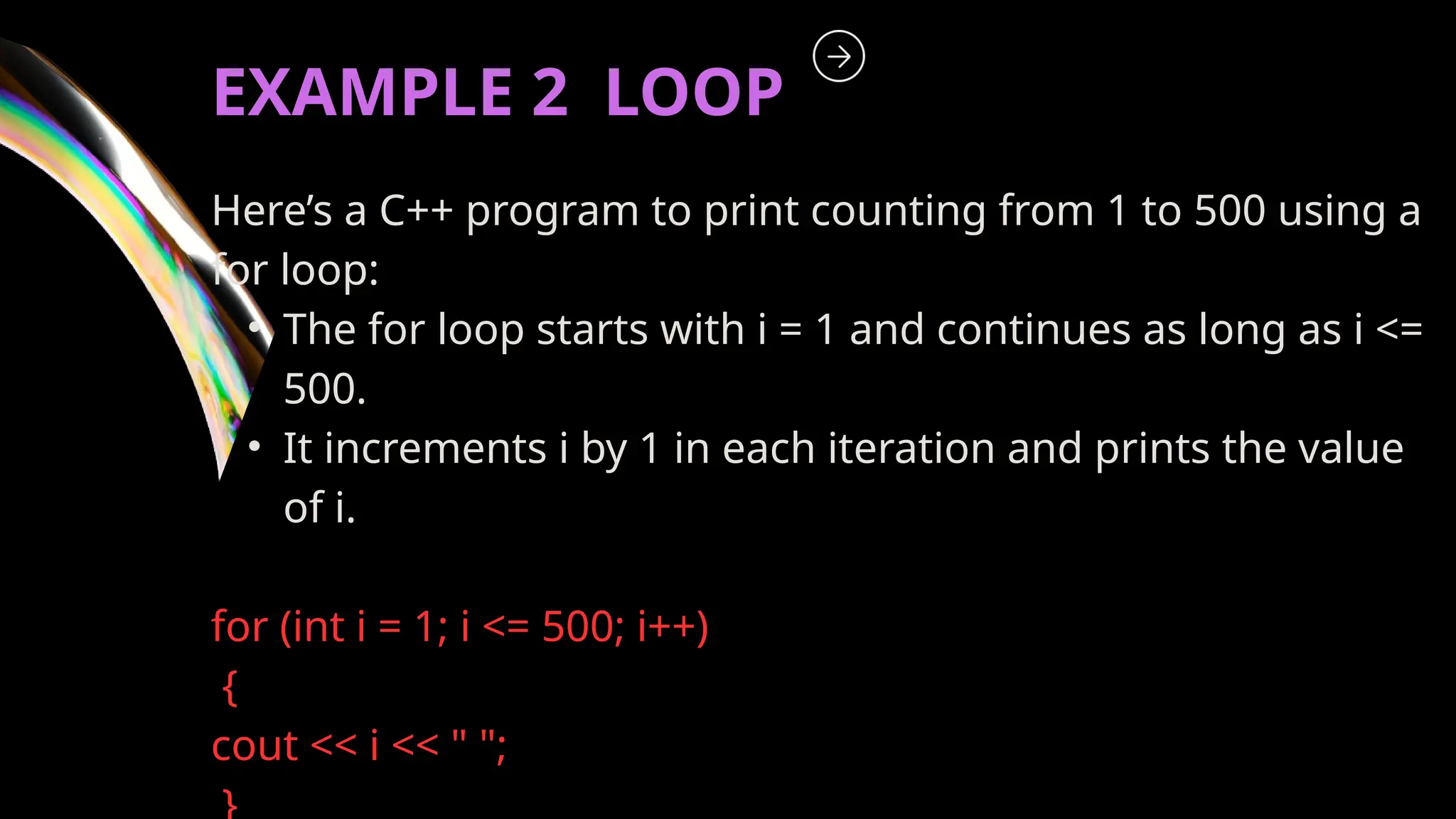 LOOPS IN PROGRAMMING - Muqaddas Bin Tahir .pptx