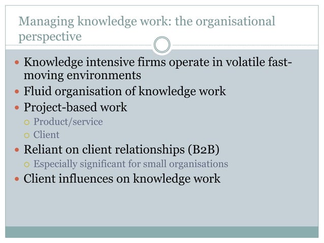 Lecture 3 - Managing knowledge workers.ppt