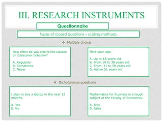 Lecture 3 methods for researching consumer behavior | PPTX