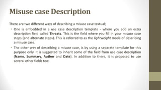 Lecture 3 - Misuse Cases Final.ppt