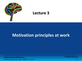 PD Lecture 3 motivation | PPT