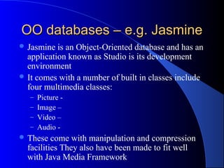 Lecture 3 multimedia databases | PPT