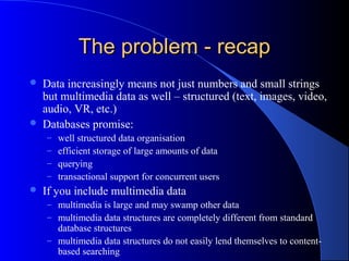 Lecture 3 multimedia databases | PPT