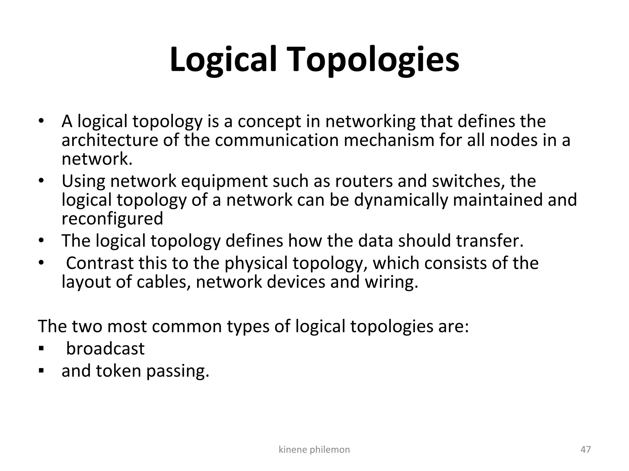 Lecture3 network principles(1) | PPTX | Computer Networking | Computing