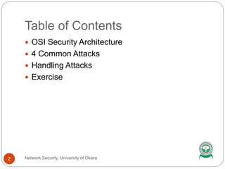 OSI Security Architecture