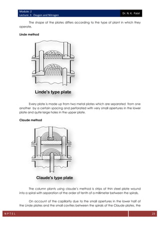 Lecture 3-OXYGEN AND NITROGEN INDUSTRIESpdf | PDF | Free Download