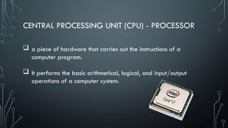 Lecture 3- Parts of a Computer System.pptx