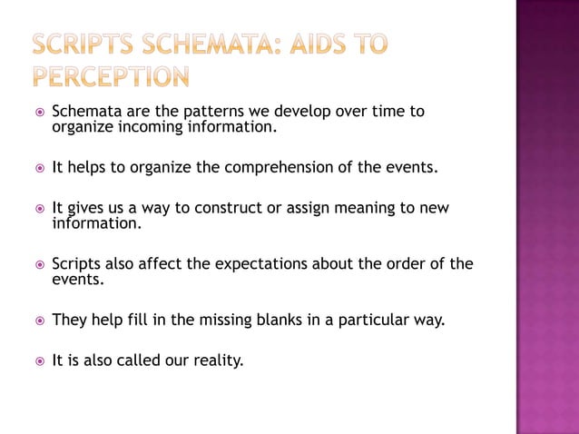 Lecture 3 perceptual process | PPT