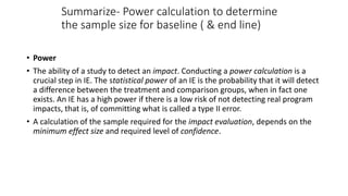 ICAR - IFPRI- Power Calculation | PDF